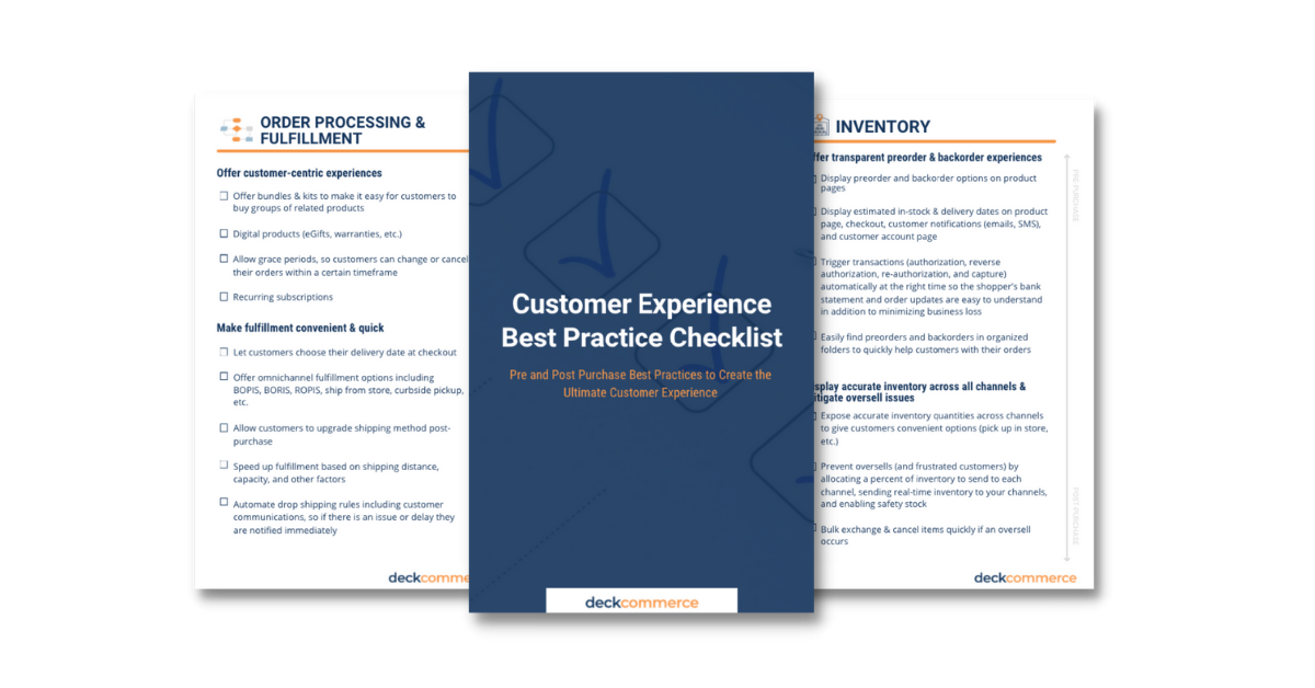 Customer Experience Best Practices Checklist