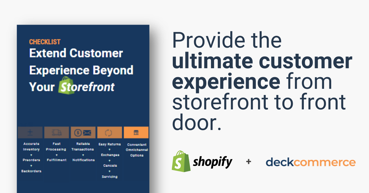 Shopify Customer Experience Checklist
